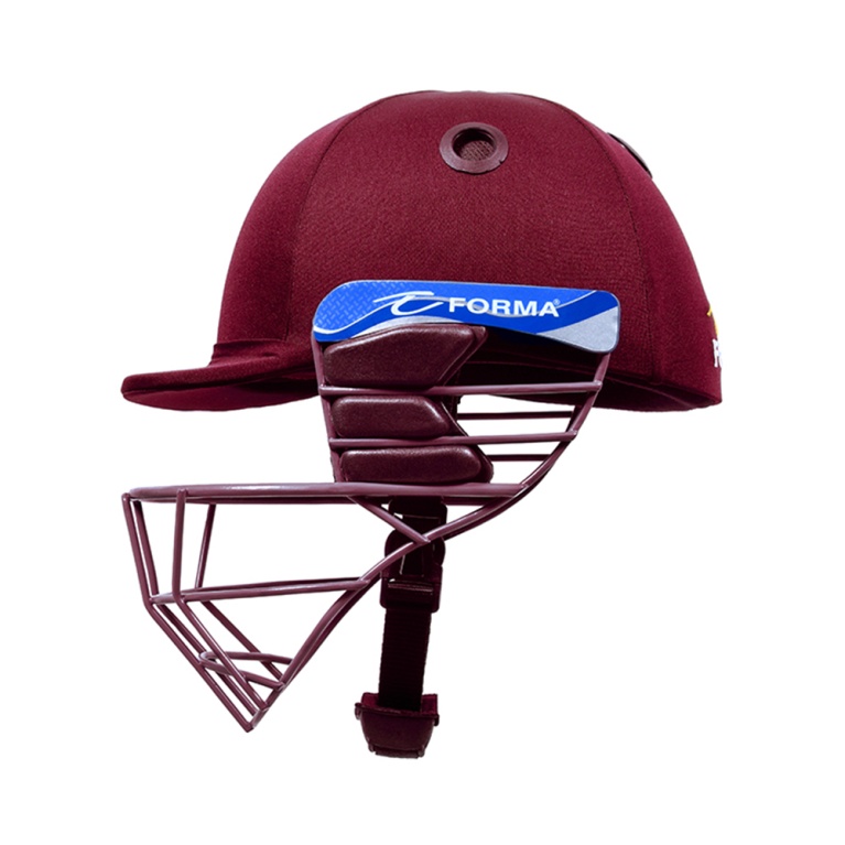 Forma Cricket Helmet - Little Master - Steel Grill - Maroon | Chipping CC